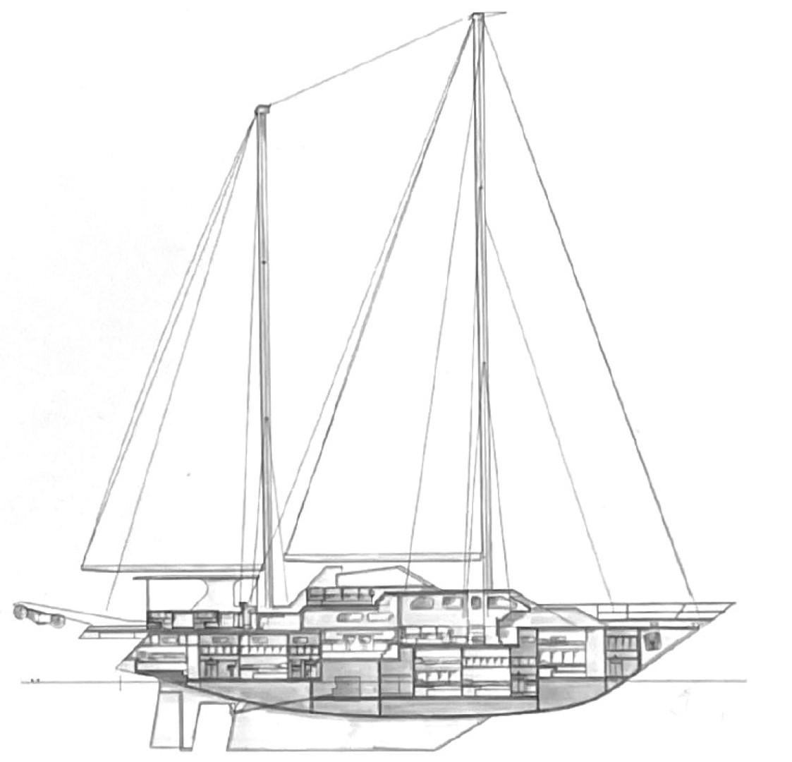 Porsius 28m Aluminium Ketch-Rigged Motorsailer - Boats for Sale ...