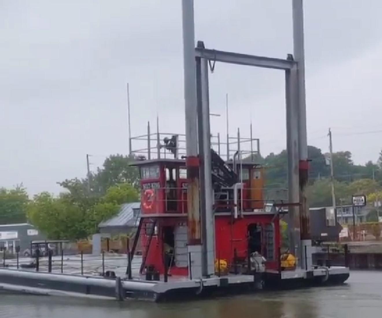 Commercial 60' Self Propelled Spud Barge - Boats for Sale - Seamagazine